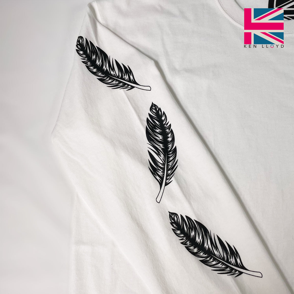 Triple KL Feather Long Sleeve T-Shirt – KEN LLOYD online store